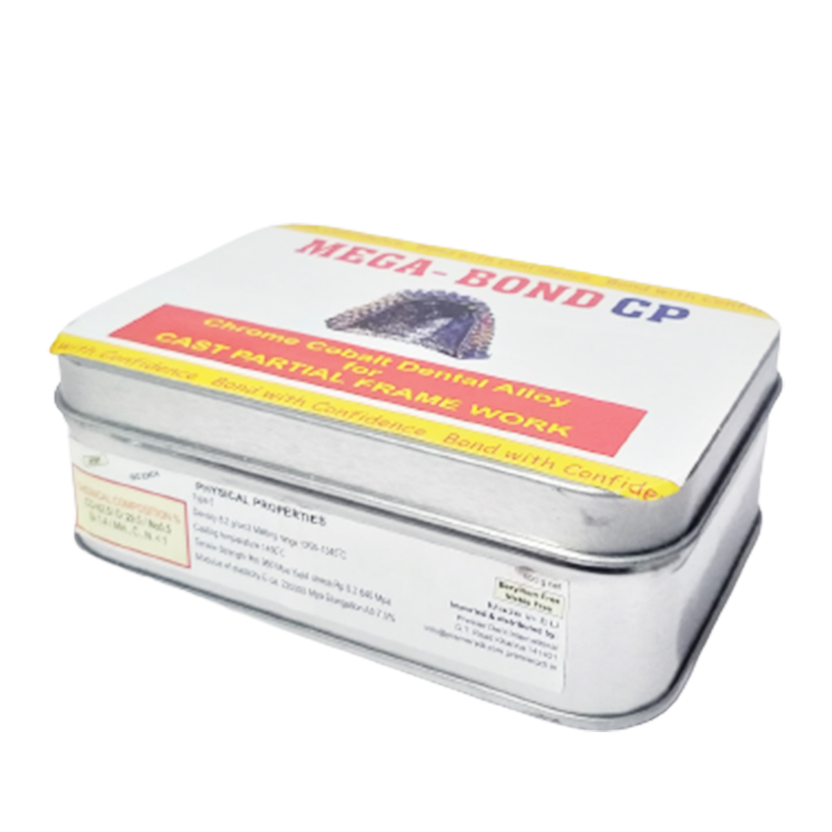 NON-PRECIOUS DENTAL 1KG CAST- MB- CP – PDI Dental Direct